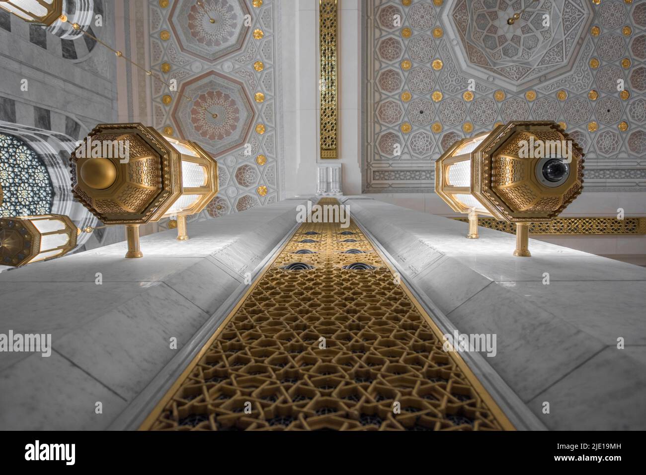 The Grand Mosque, Kingdom of Saudi Arabia, Mecca, the Holy Kaaba, the ...