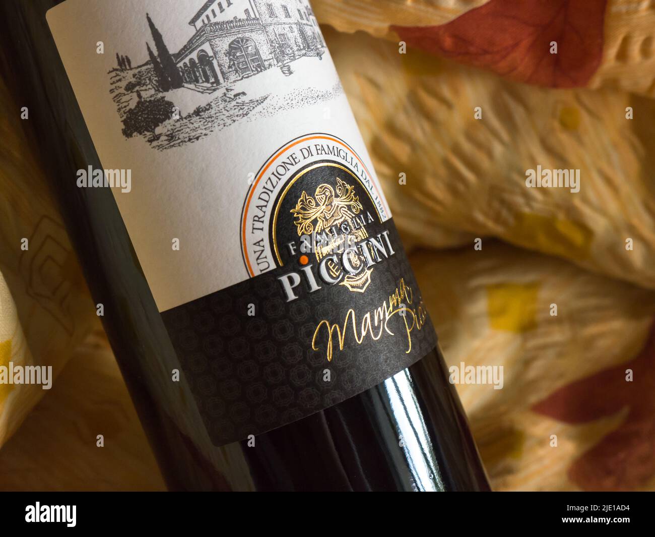 Wine FAMIGLIA PICCINI Stock Photo - Alamy