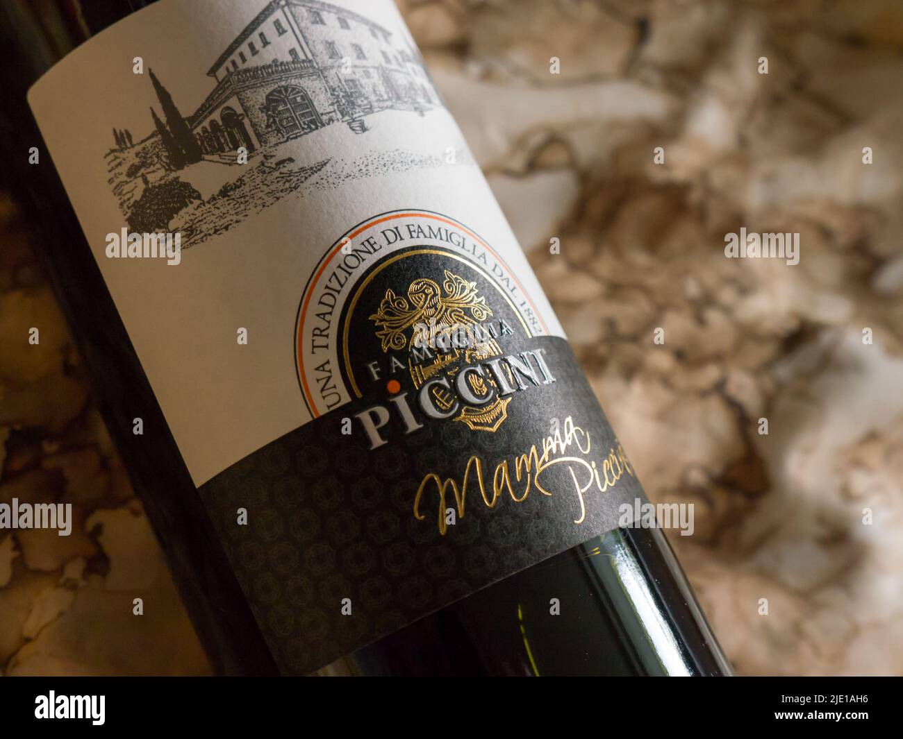Wine FAMIGLIA PICCINI Stock Photo - Alamy