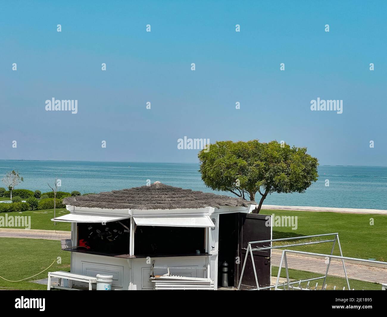 Tropical resort - summer gateaway - relaxing vacation with palm trees ...