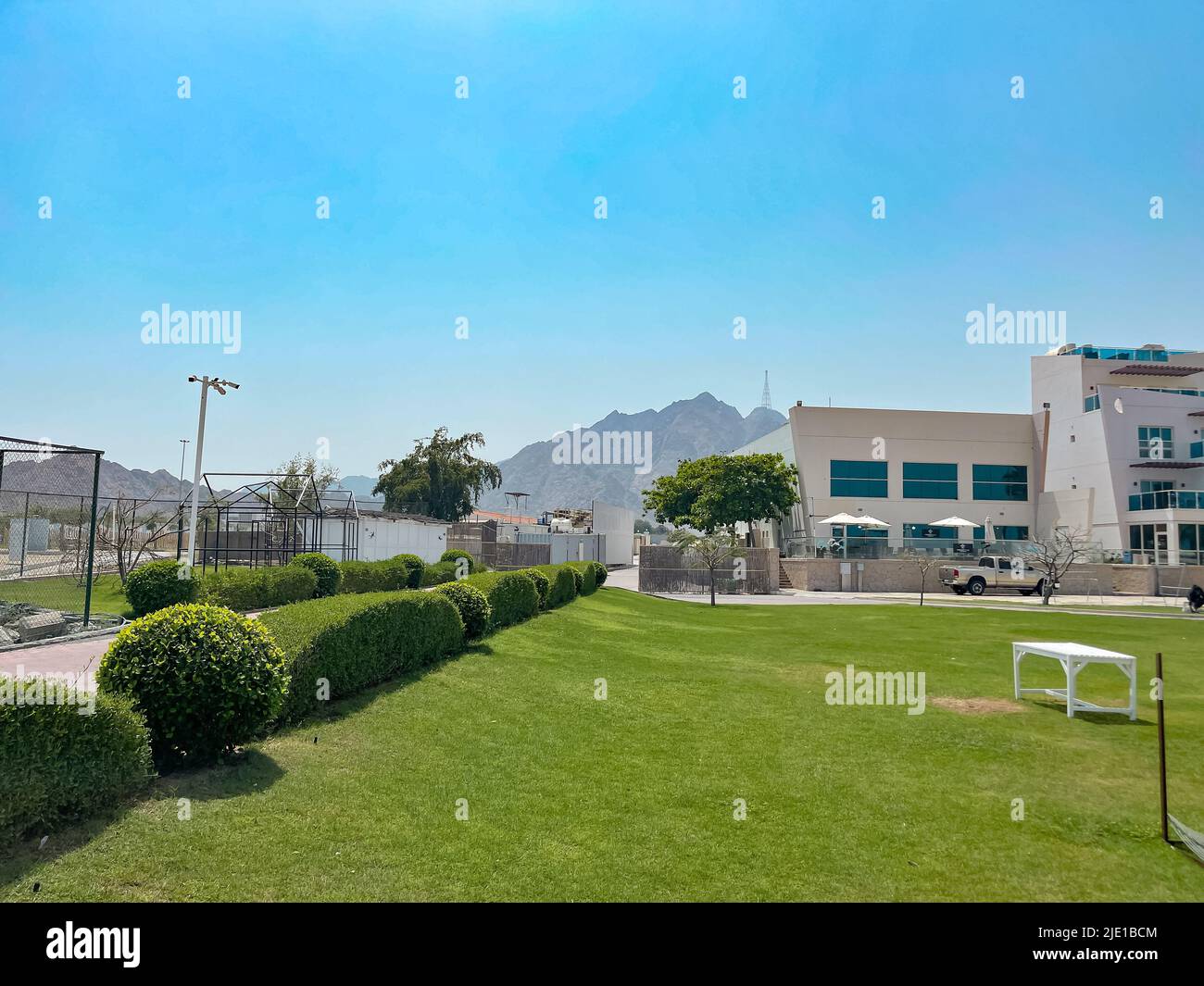 Tropical resort - summer gateaway - relaxing vacation with palm trees ...