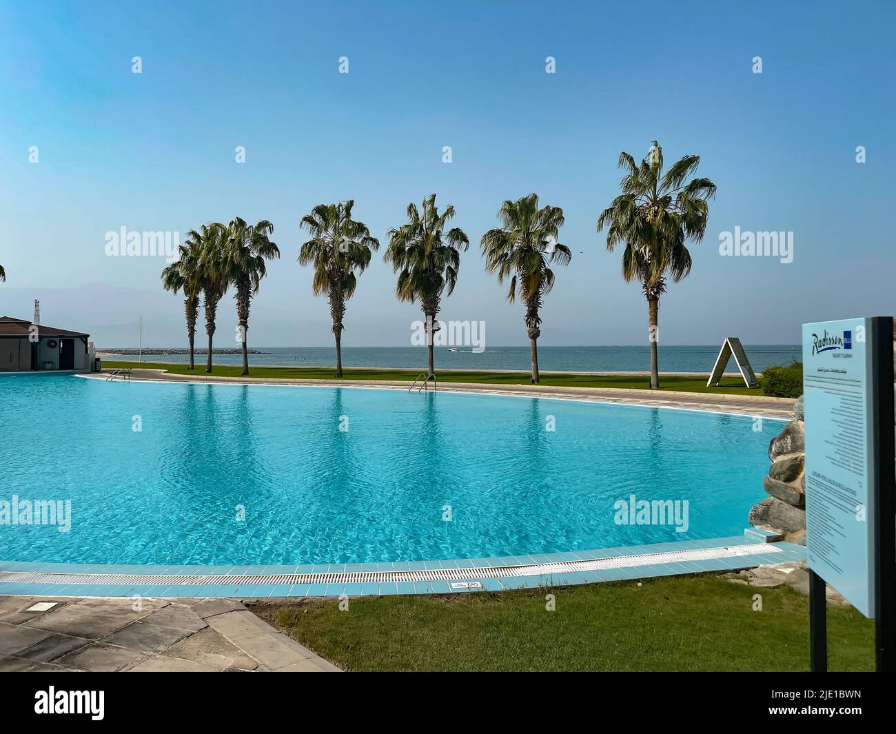 Tropical resort - summer gateaway - relaxing vacation with palm trees ...