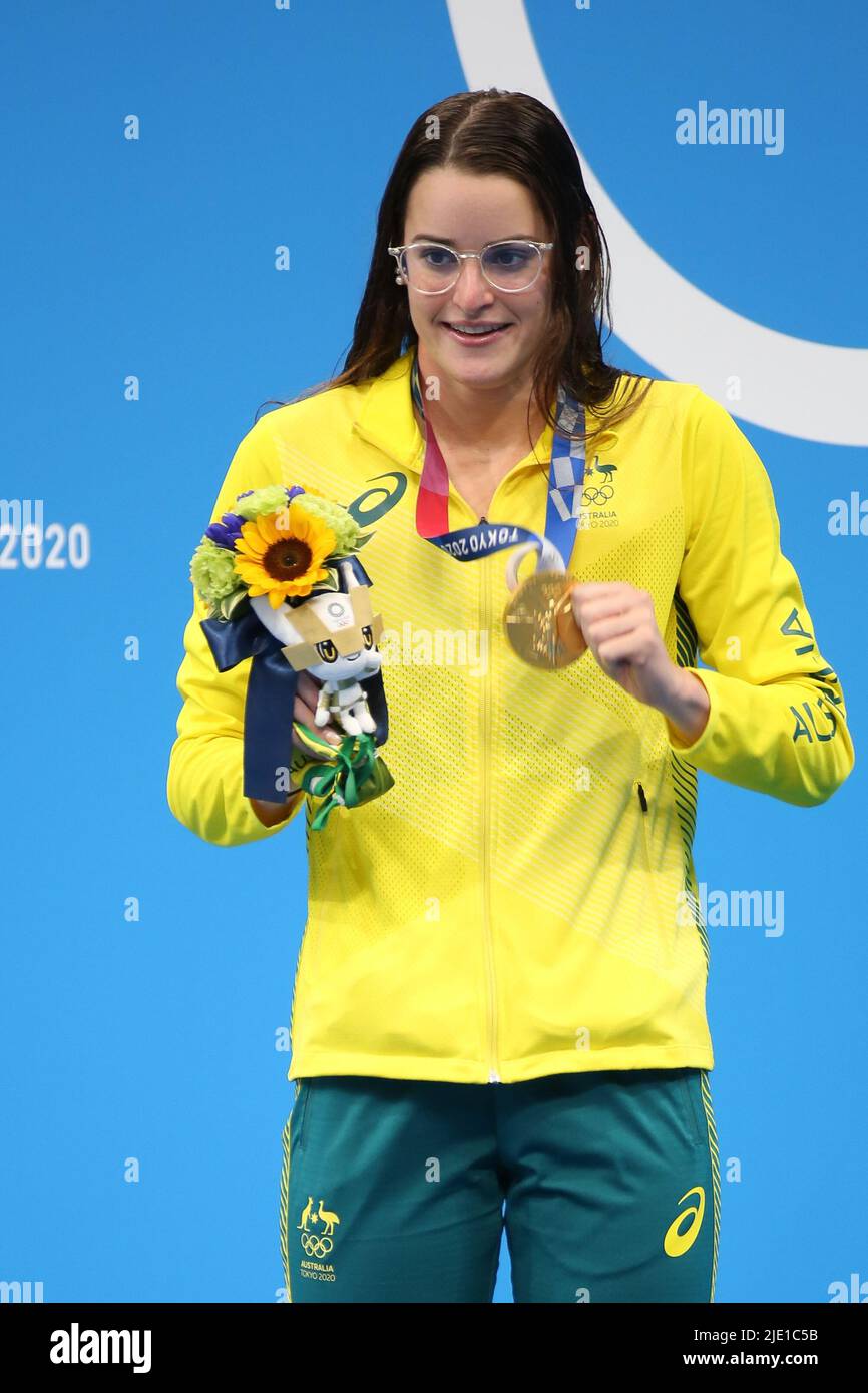 JULY 31st, 2021 - TOKYO, JAPAN: Kaylee McKeown of Australia wins the ...