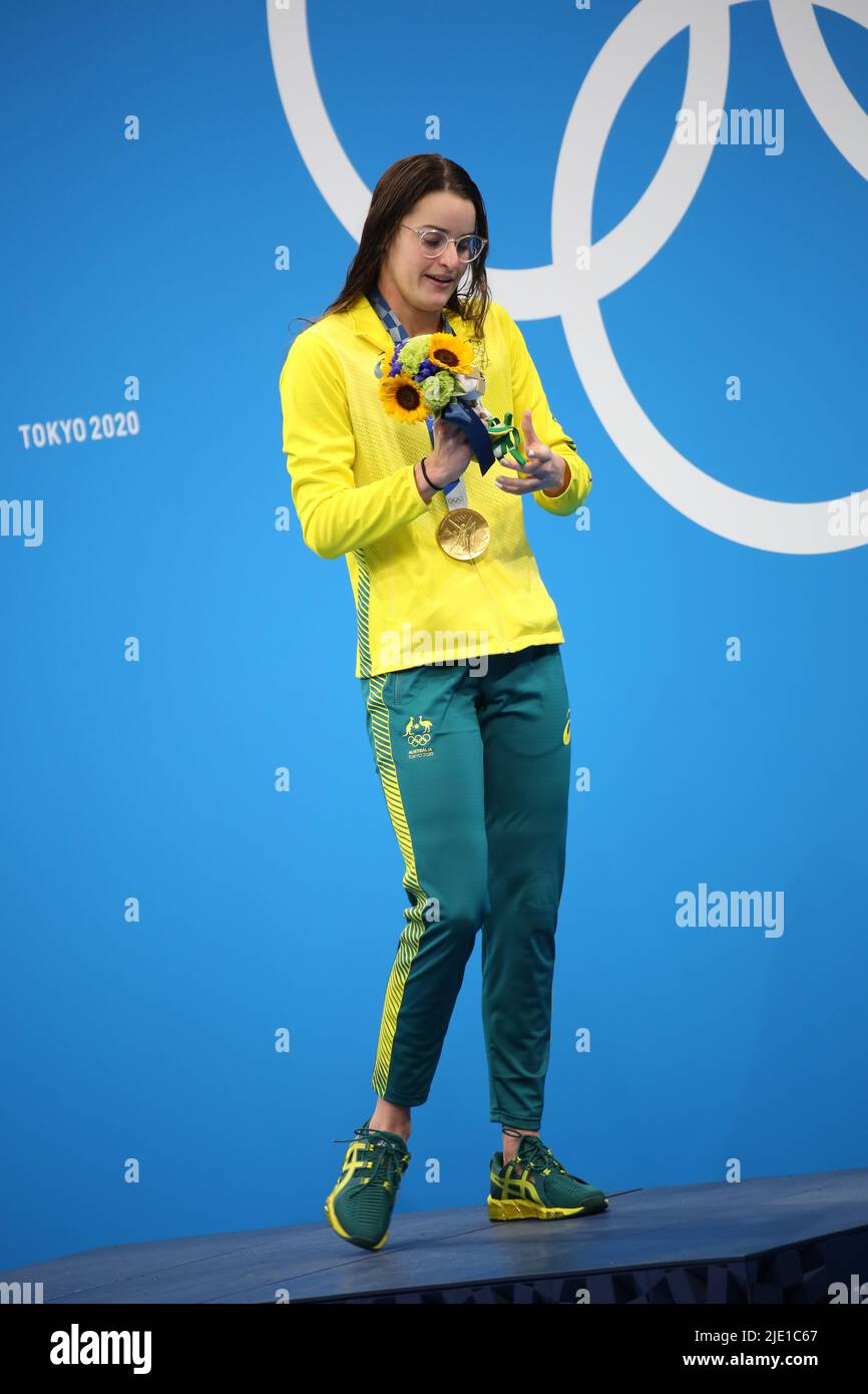 JULY 31st, 2021 - TOKYO, JAPAN: Kaylee McKeown of Australia wins the ...