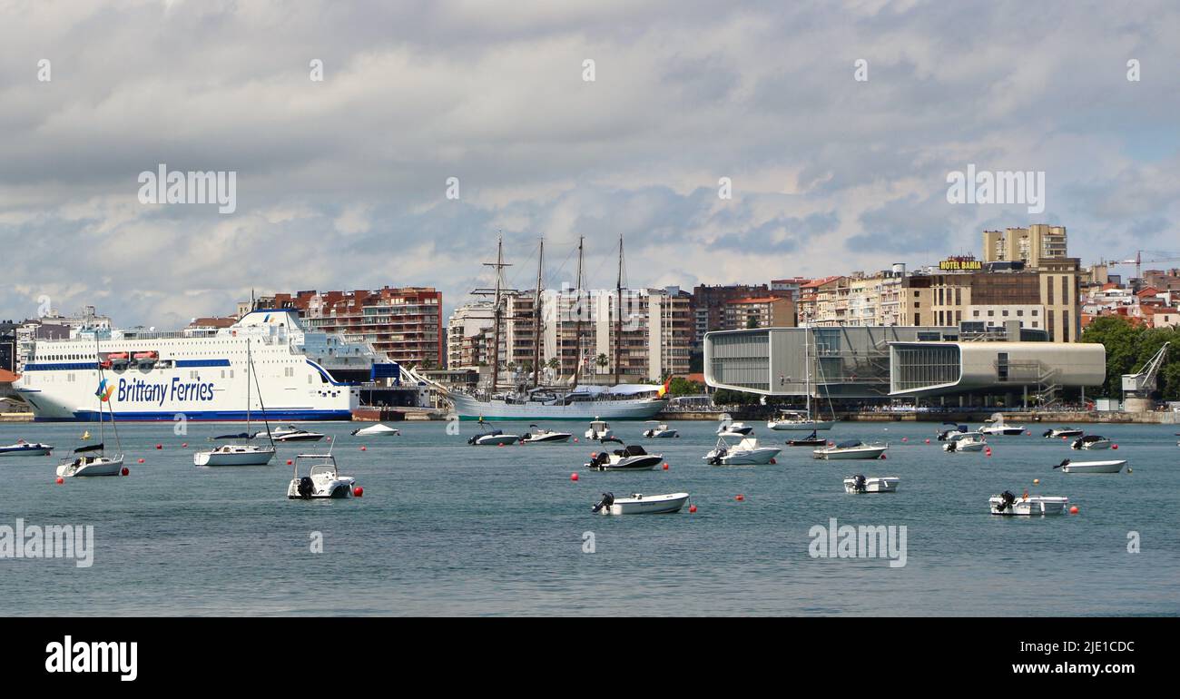 Spanish Navy Training Ship JUAN SEBASTIÁN DE ELCANO of the Maritime ...