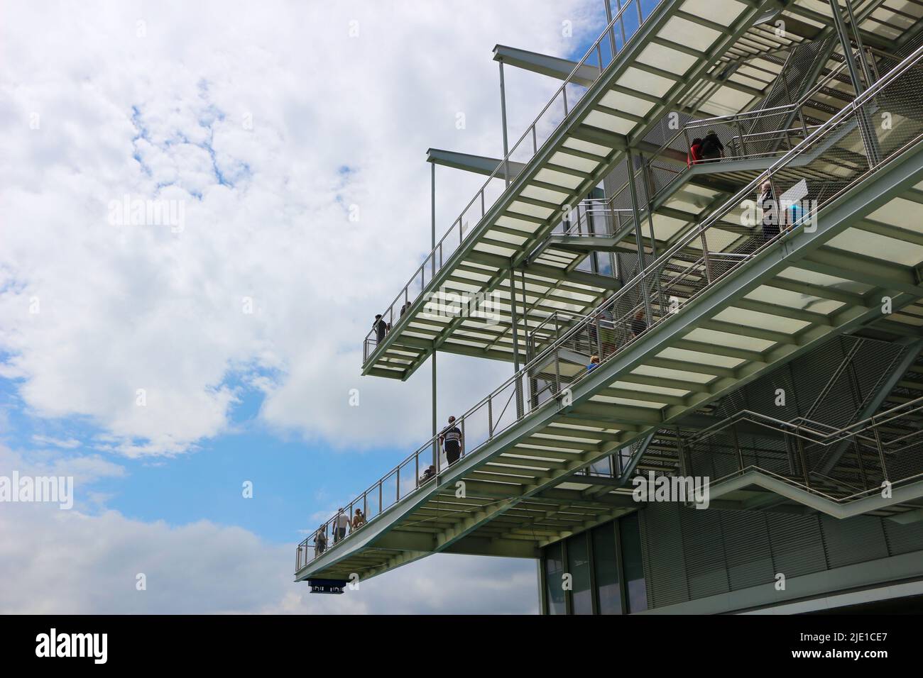 Walkways at the Centro Botin Centre Arts Centre designed by Renzo Piano ...