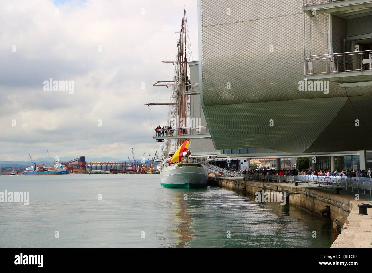 Spanish Navy Training Ship JUAN SEBASTIÁN DE ELCANO of the Maritime ...