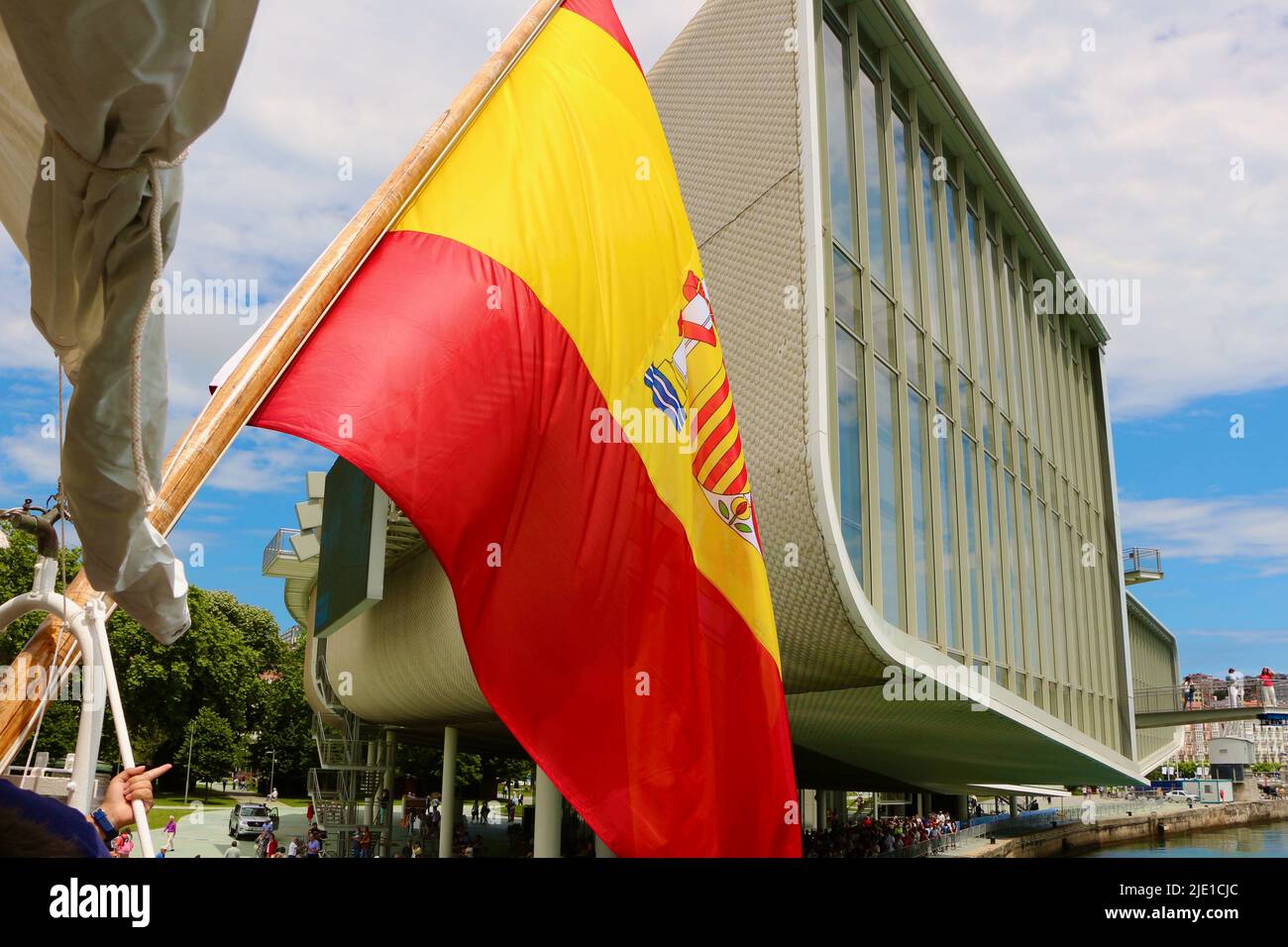Spanish Navy Training Ship JUAN SEBASTIÁN DE ELCANO of the Maritime ...