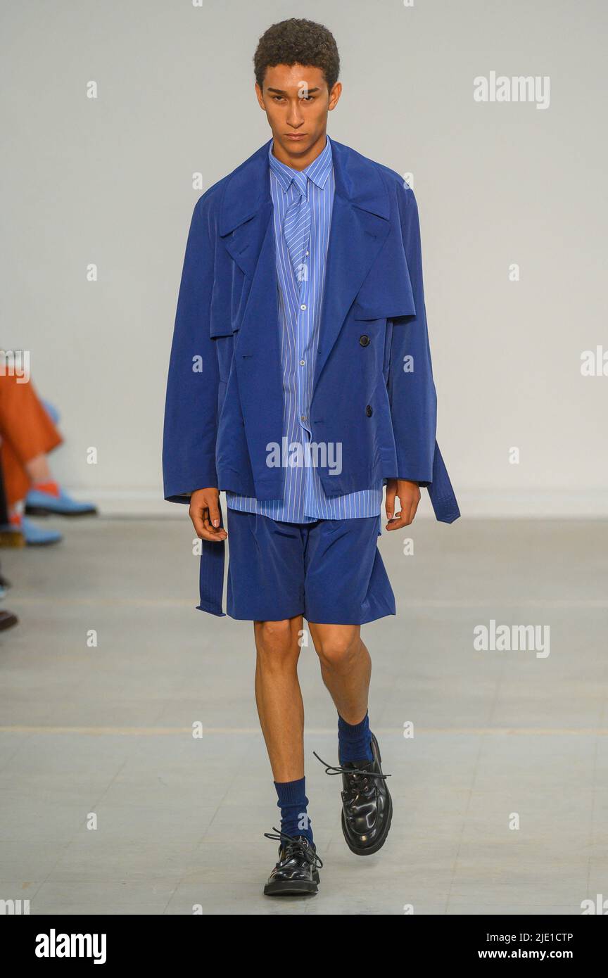 Paris, France. June 23, 2022, A model walks the runway during the Paul ... Paris, France. June 23, 2022, A model walks the runway during the Paul ...