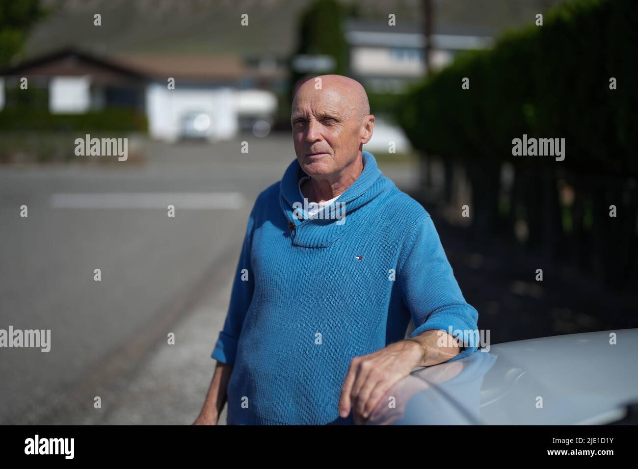 Ron Nicholls, whose house in Lytton was destroyed by the 2021 wildfire ...