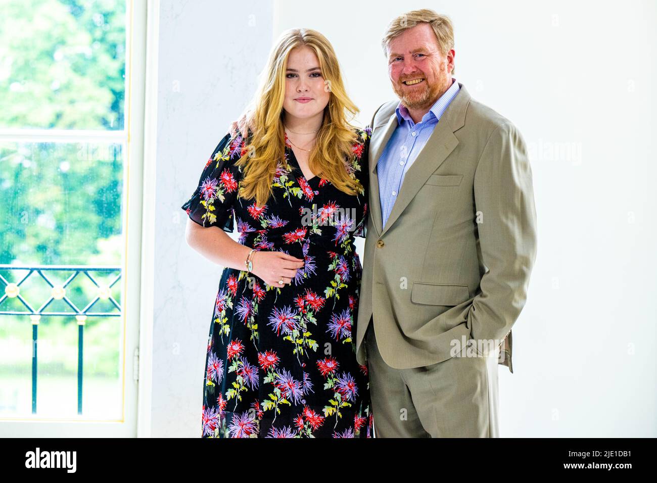 King Willem-Alexander and Princess Amalia during the annual summer ...