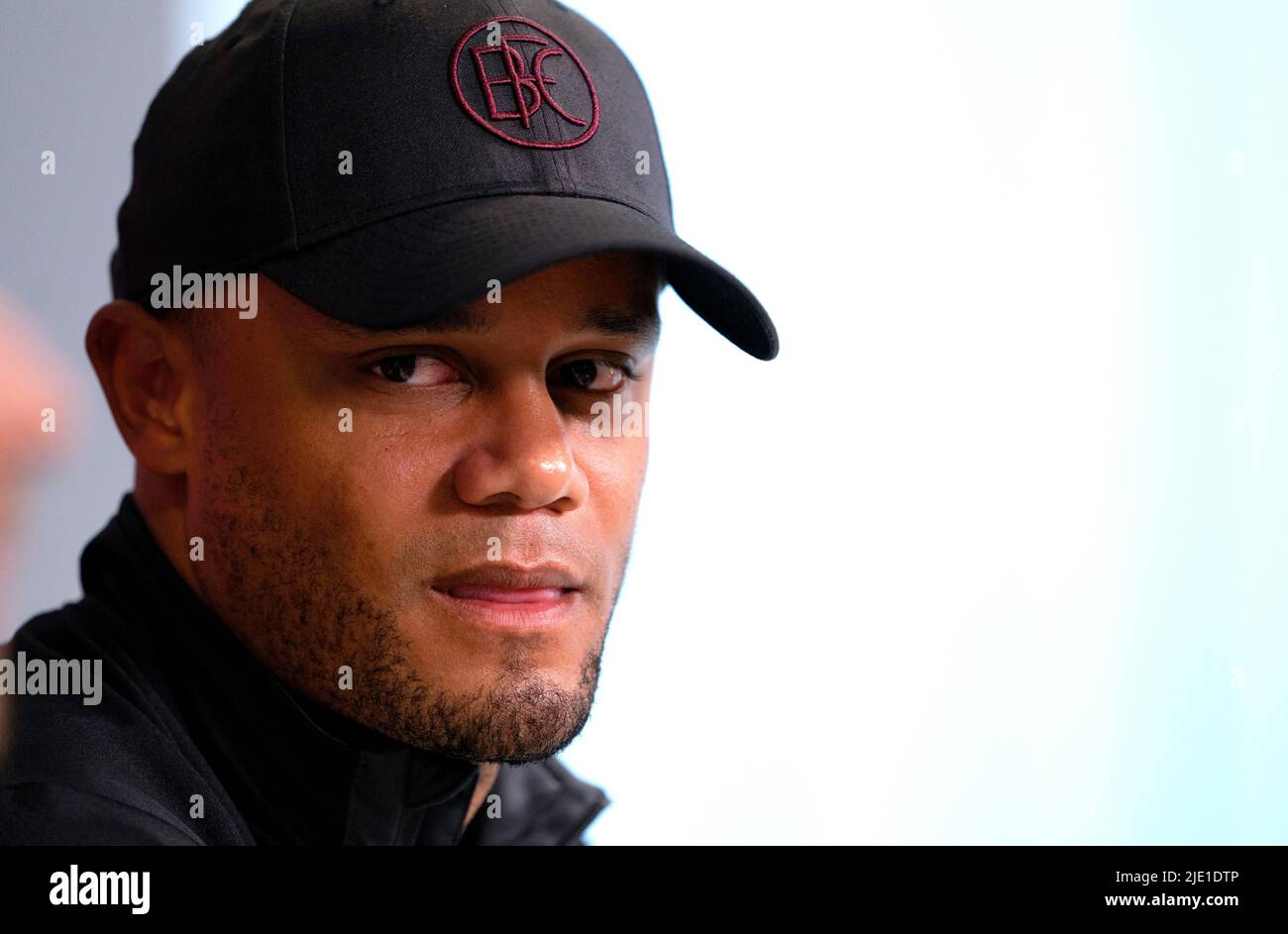 New Burnley manager Vincent Kompany attends his first press conference ...