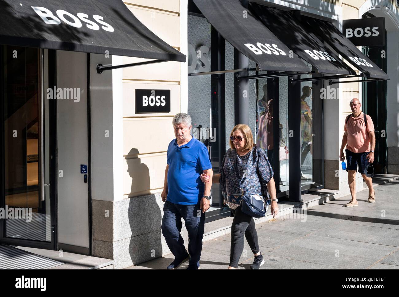 Hugo boss branding hi-res stock photography and images - Alamy