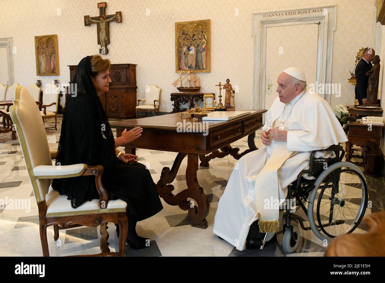 Vatican, Vatican. 23rd June, 2022. Italy, Rome, Vatican, 22/06/23 Pope ...