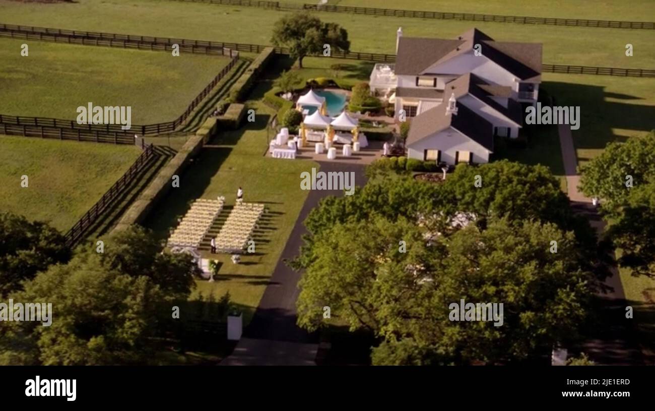 Los Angeles.CA.USA. Southfork in a scene from the ©TNT TV series Dallas (2012). Over 20 years ...