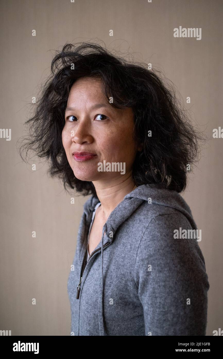 France, Brittany, Saint-Malo, 2022-06-05. Portrait of the journalist ...