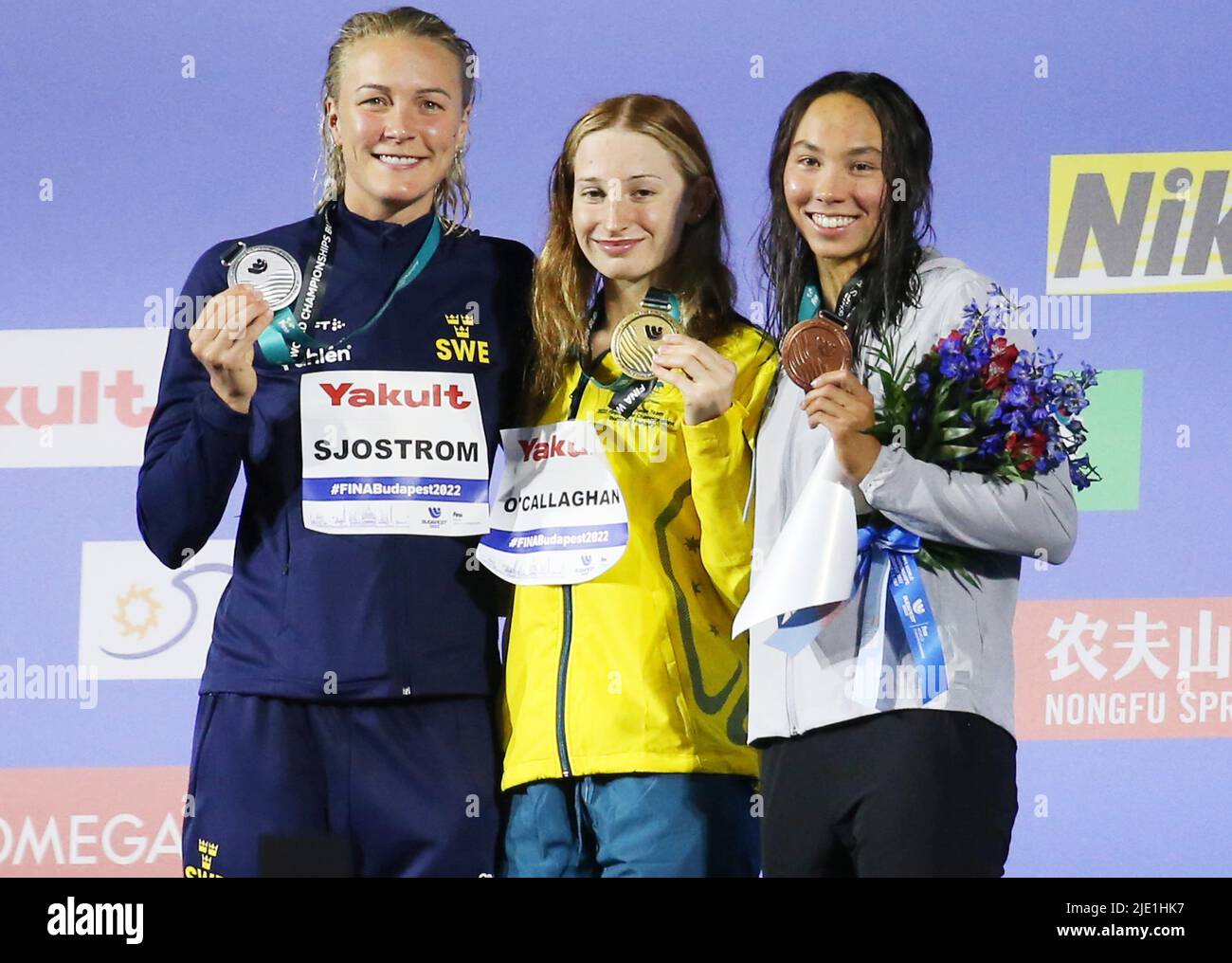 June 23, 2022, Budapest, Hungary: Sarah Sjostrom of Sweden Silver medal ...