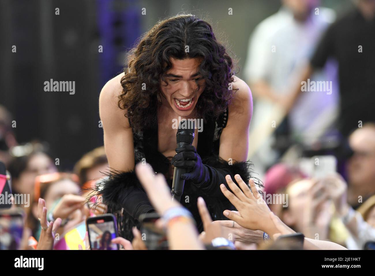 Conan Gray performs on NBC's 'Today' show at Rockefeller Center in New ...