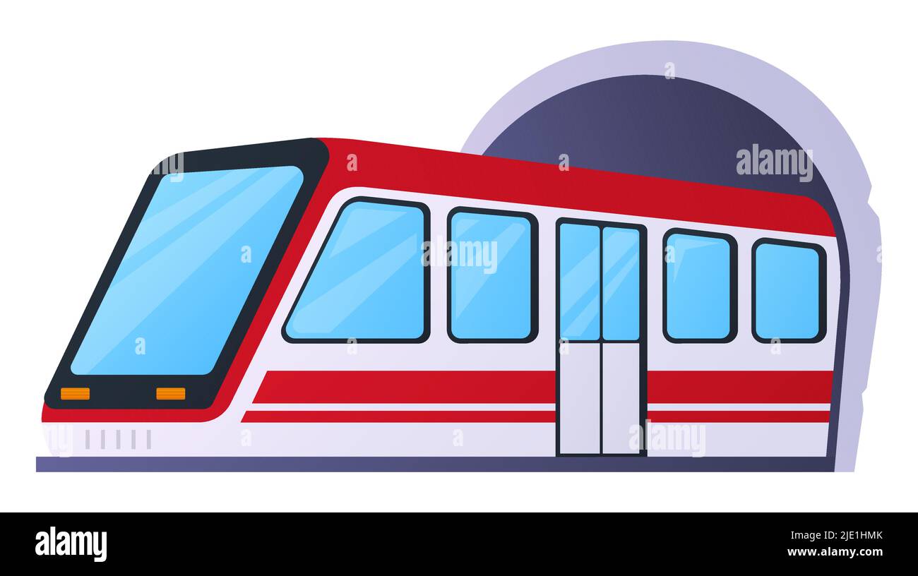 Express train - modern flat design style single isolated object Stock ...