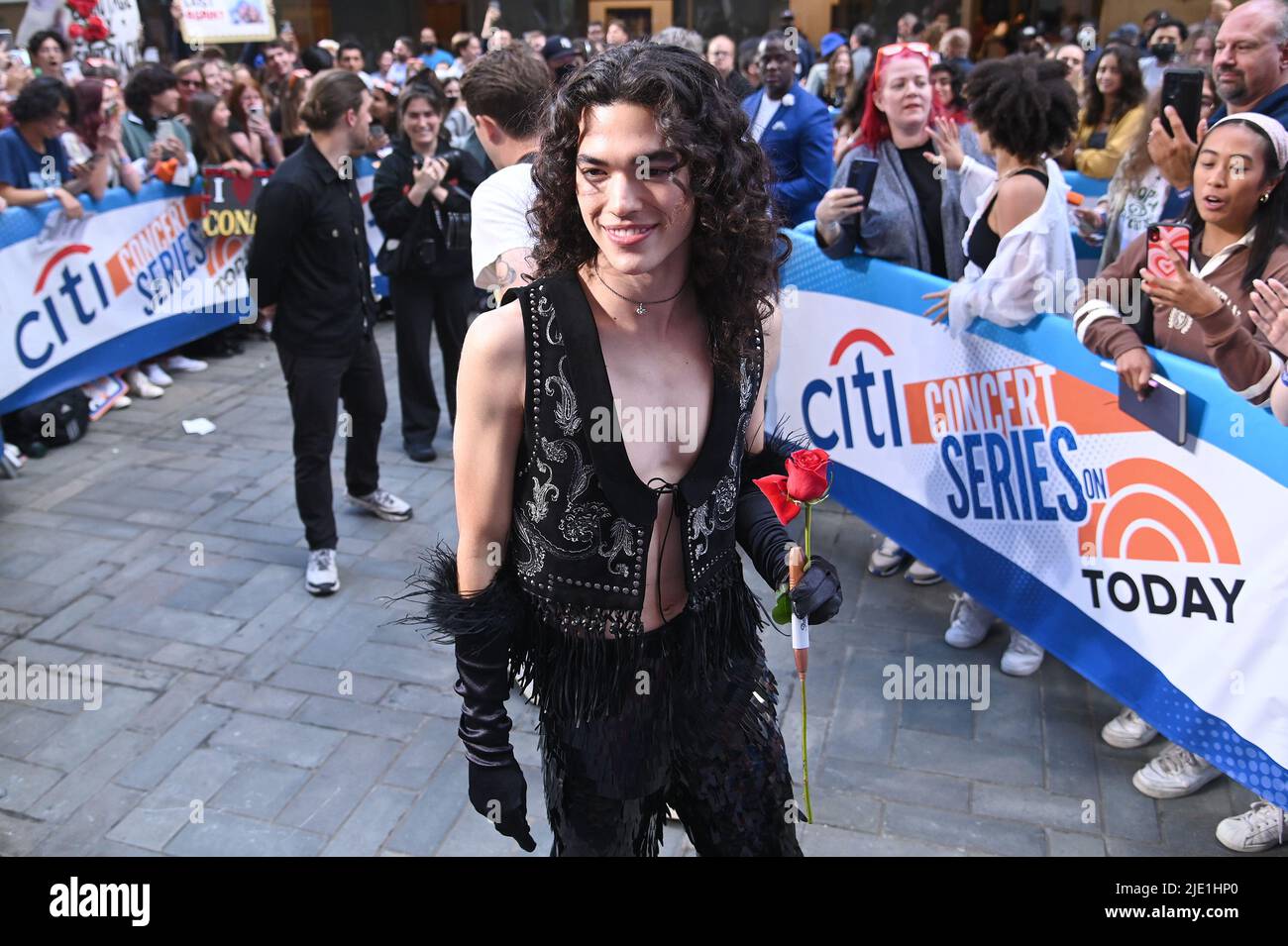 Conan Gray performs on NBC's 'Today' show at Rockefeller Center in New ...