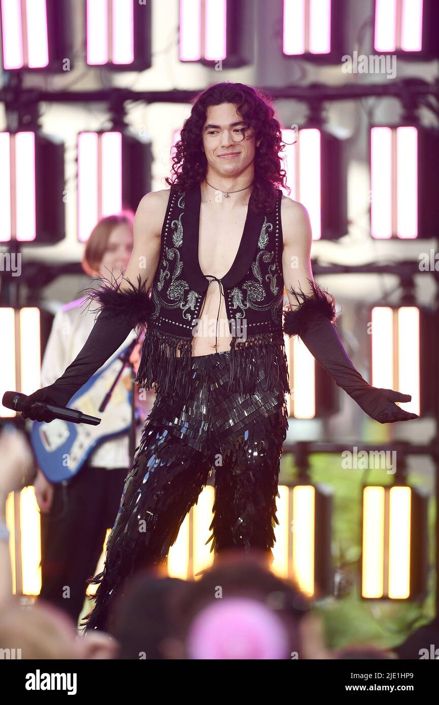 Conan Gray performs on NBC's 'Today' show at Rockefeller Center in New ...