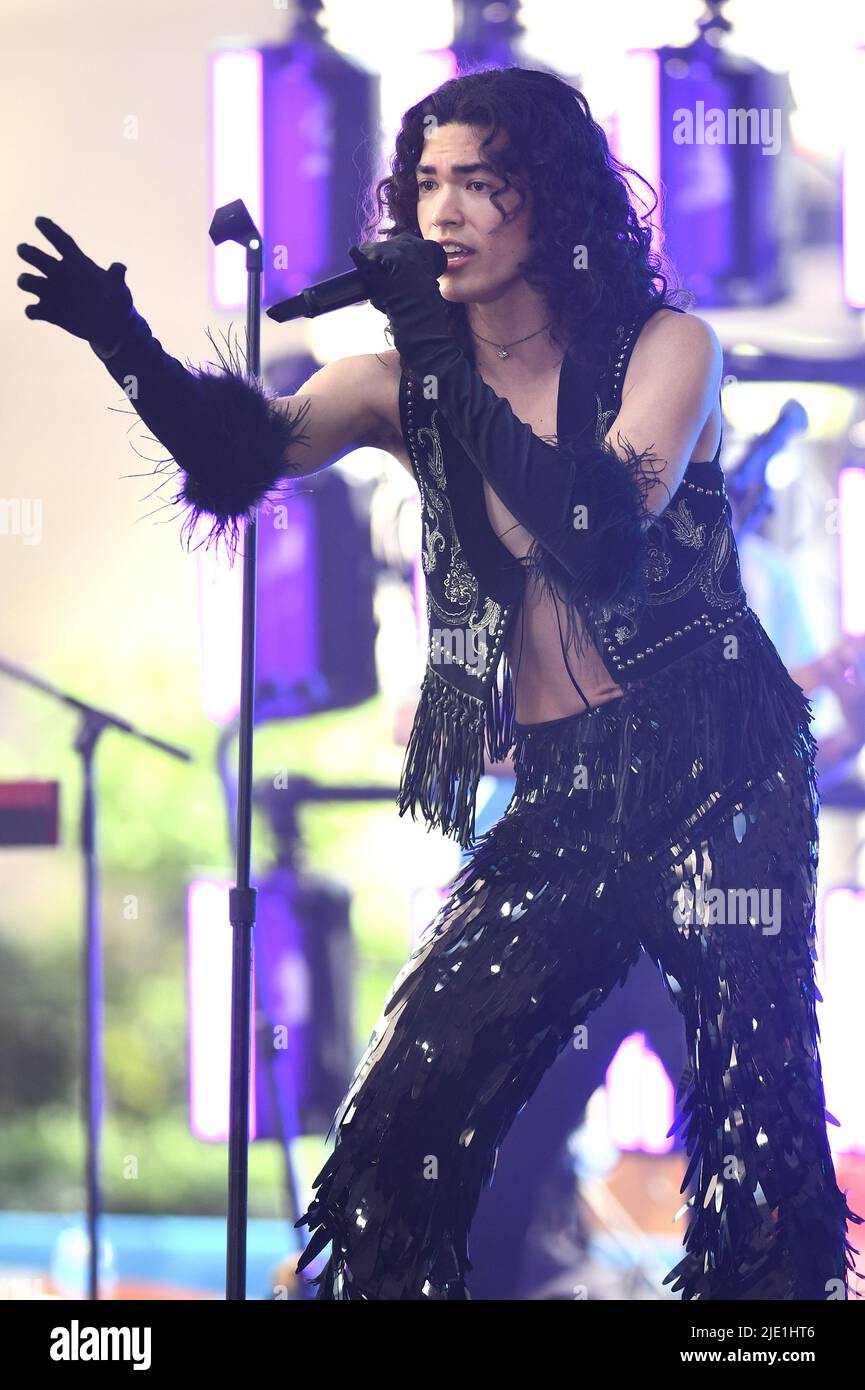 Conan Gray performs on NBC's 'Today' show at Rockefeller Center in New ...