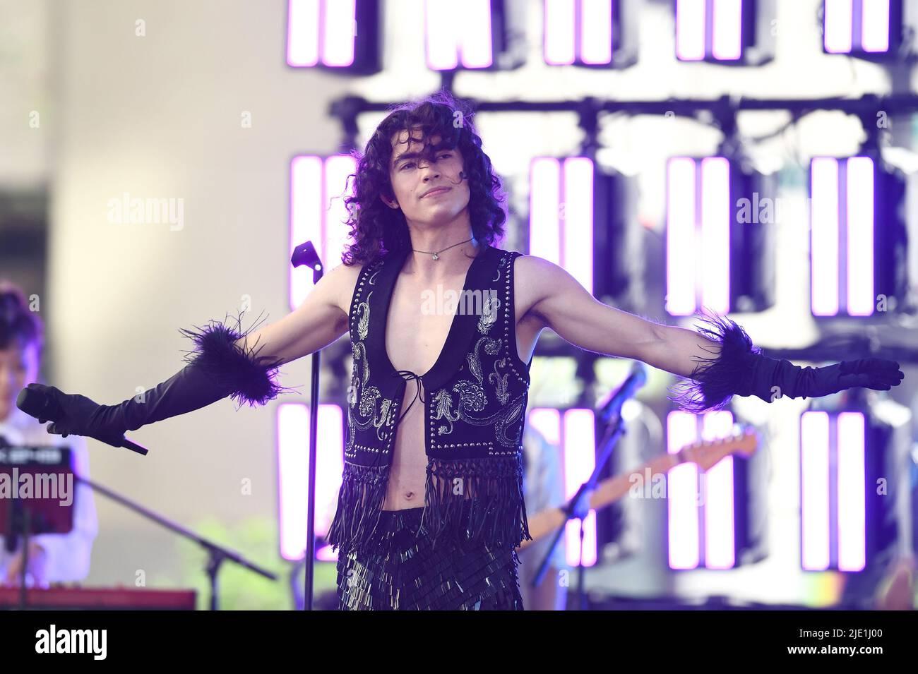 Conan Gray performs on NBC's 'Today' show at Rockefeller Center in New ...