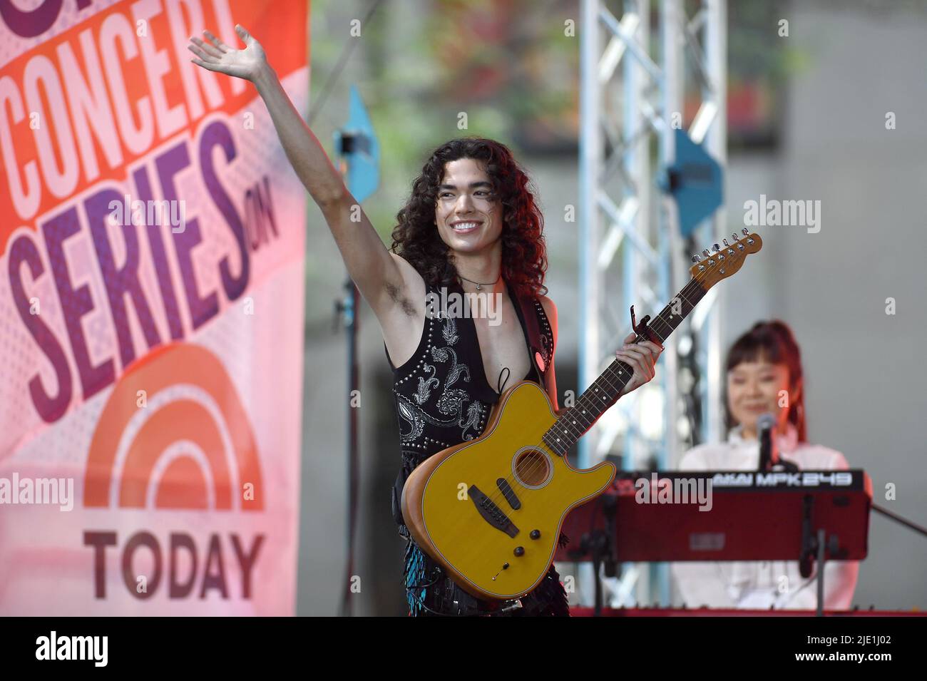 Conan Gray performs on NBC's 'Today' show at Rockefeller Center in New ...