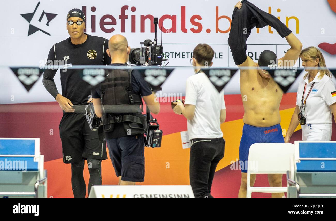 Berlin, Germany. 24th June, 2022. Swimming: German championship ...