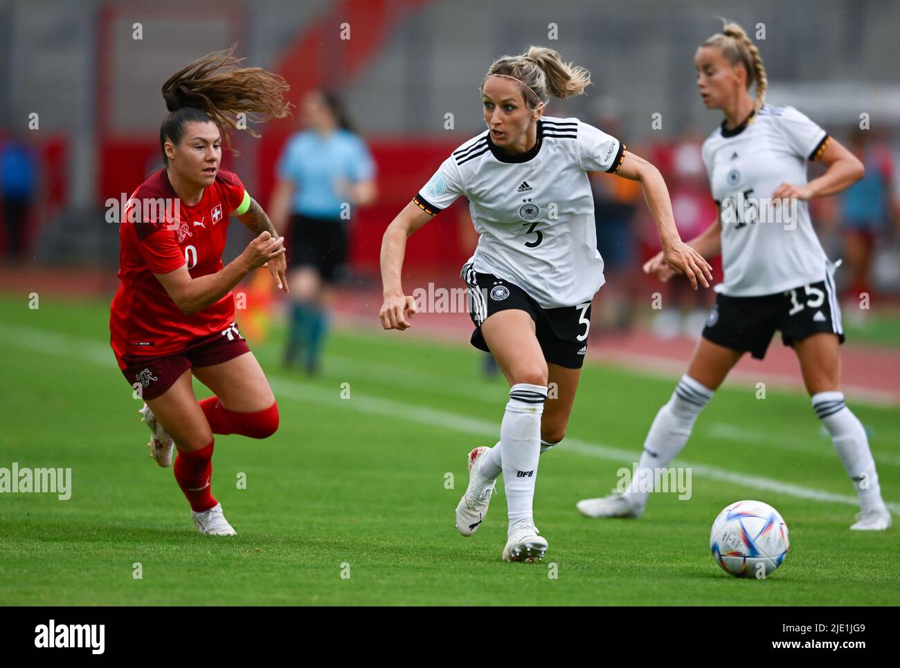 Erfurt, Germany. 24th June, 2022. Soccer, women: International match ...