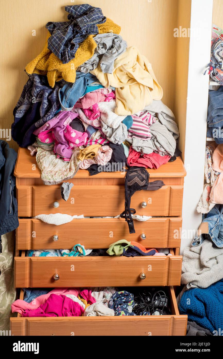 Piles Of Empty Clothes