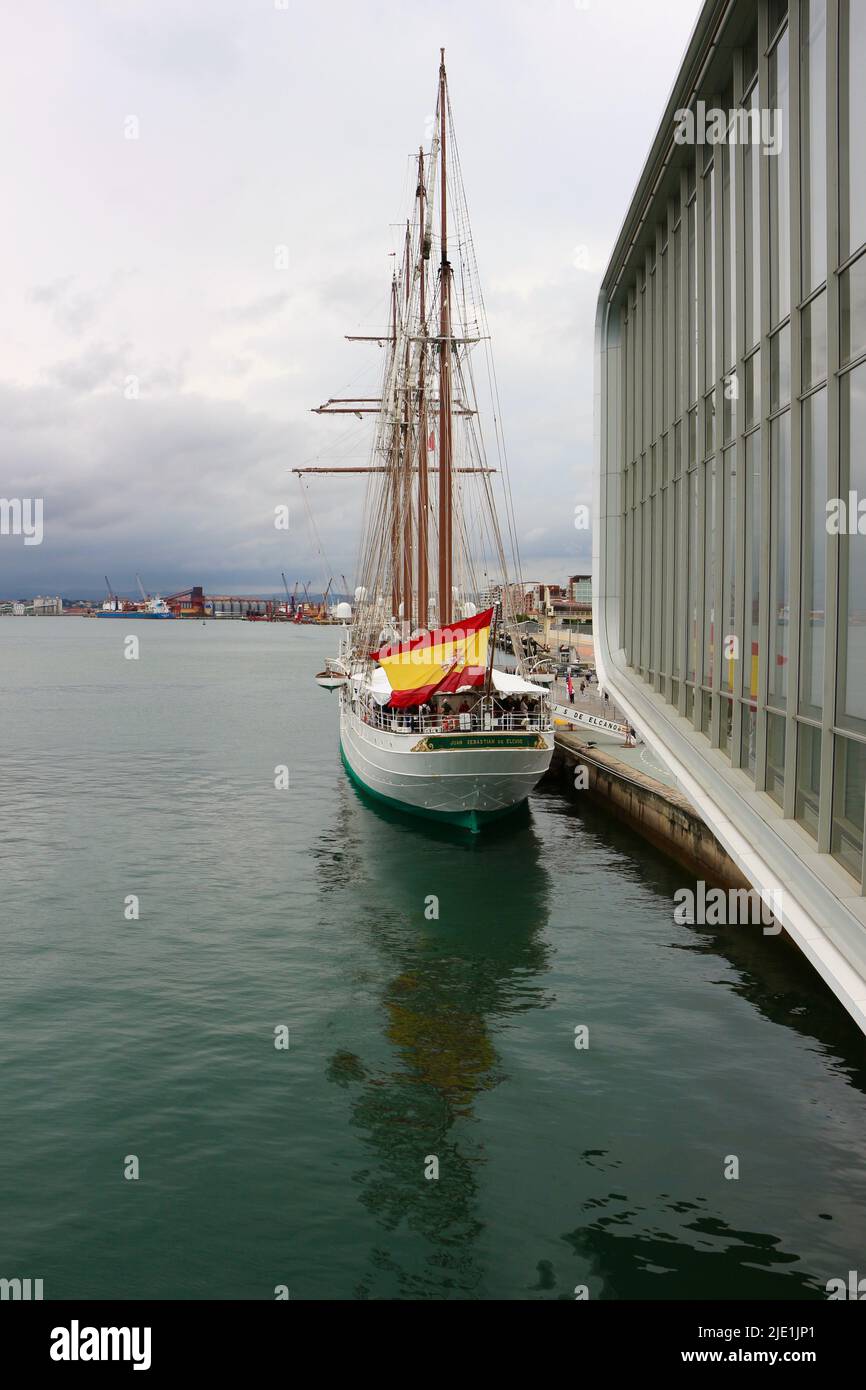 Spanish Navy Training Ship JUAN SEBASTIÁN DE ELCANO of the Maritime ...