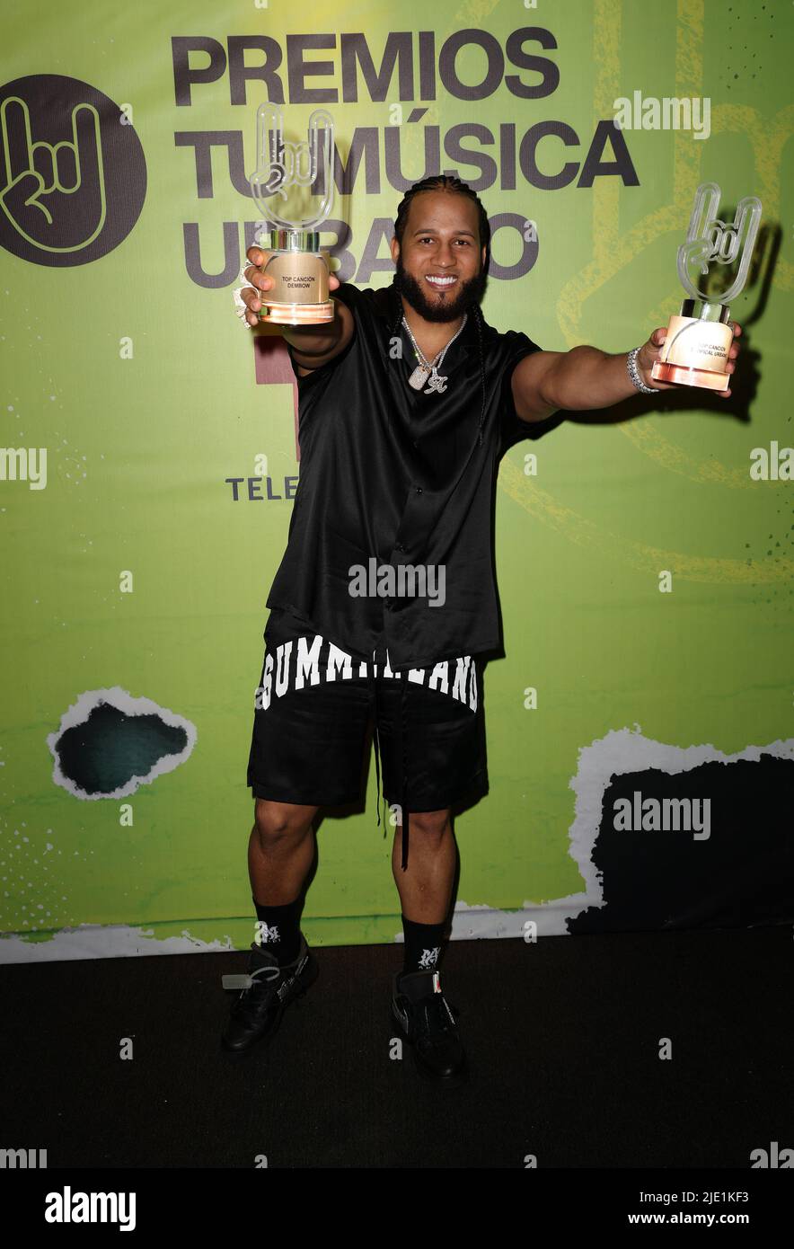 Miami, United States Of America. 23rd June, 2022. PREMIOS TU MUSICA ...
