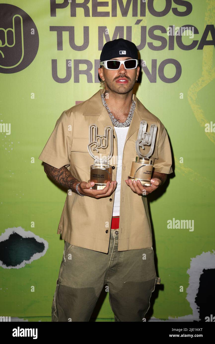 Miami, United States Of America. 23rd June, 2022. PREMIOS TU MUSICA ...