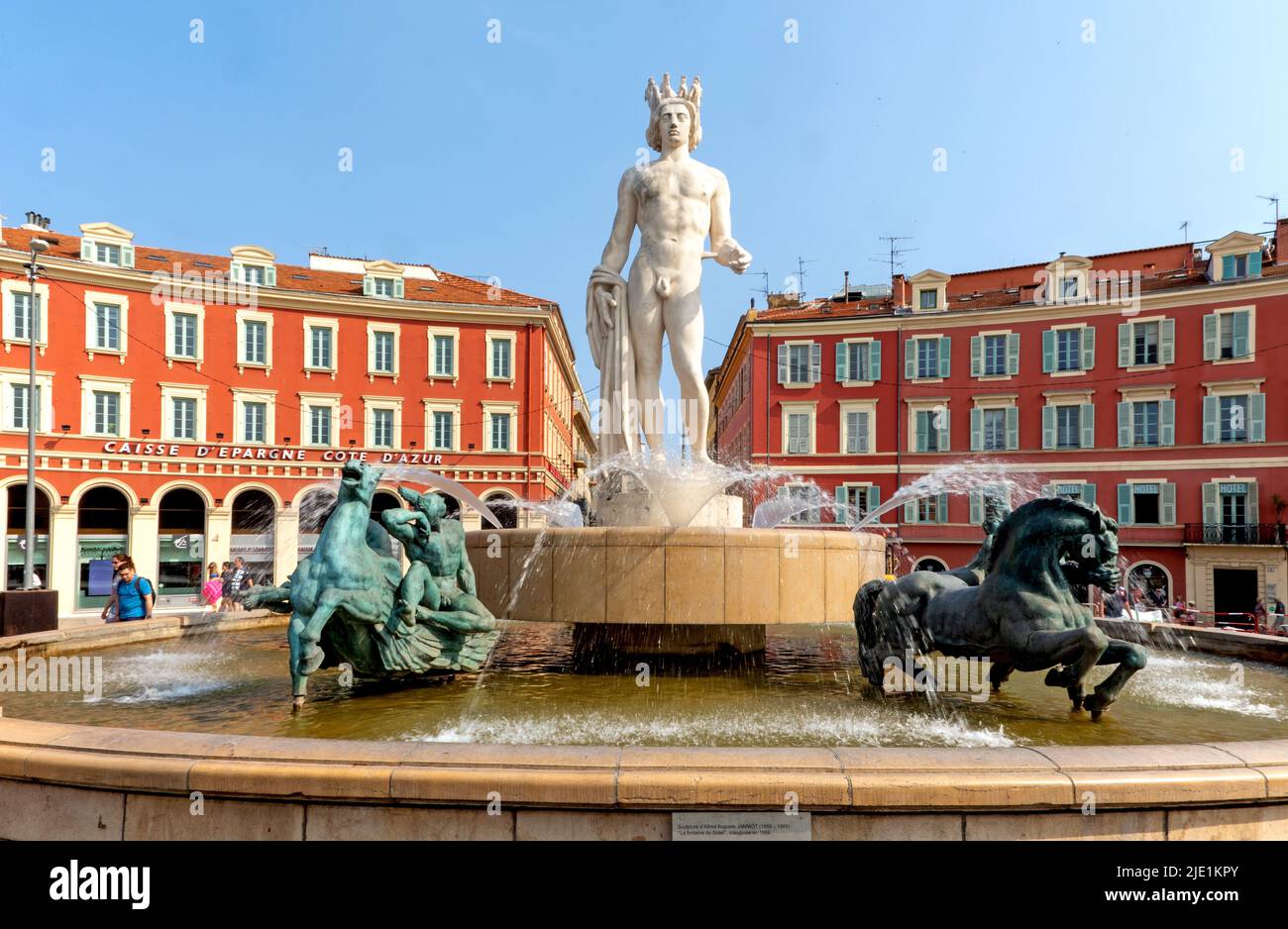 Fountain du soleil on hi-res stock photography and images - Alamy