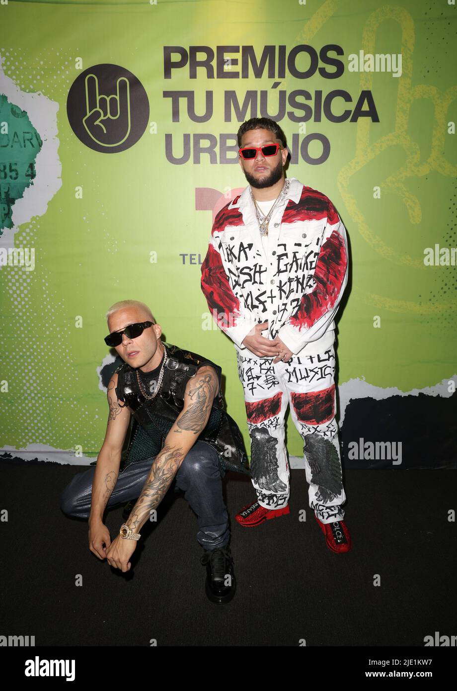 Miami, United States Of America. 23rd June, 2022. PREMIOS TU MUSICA ...