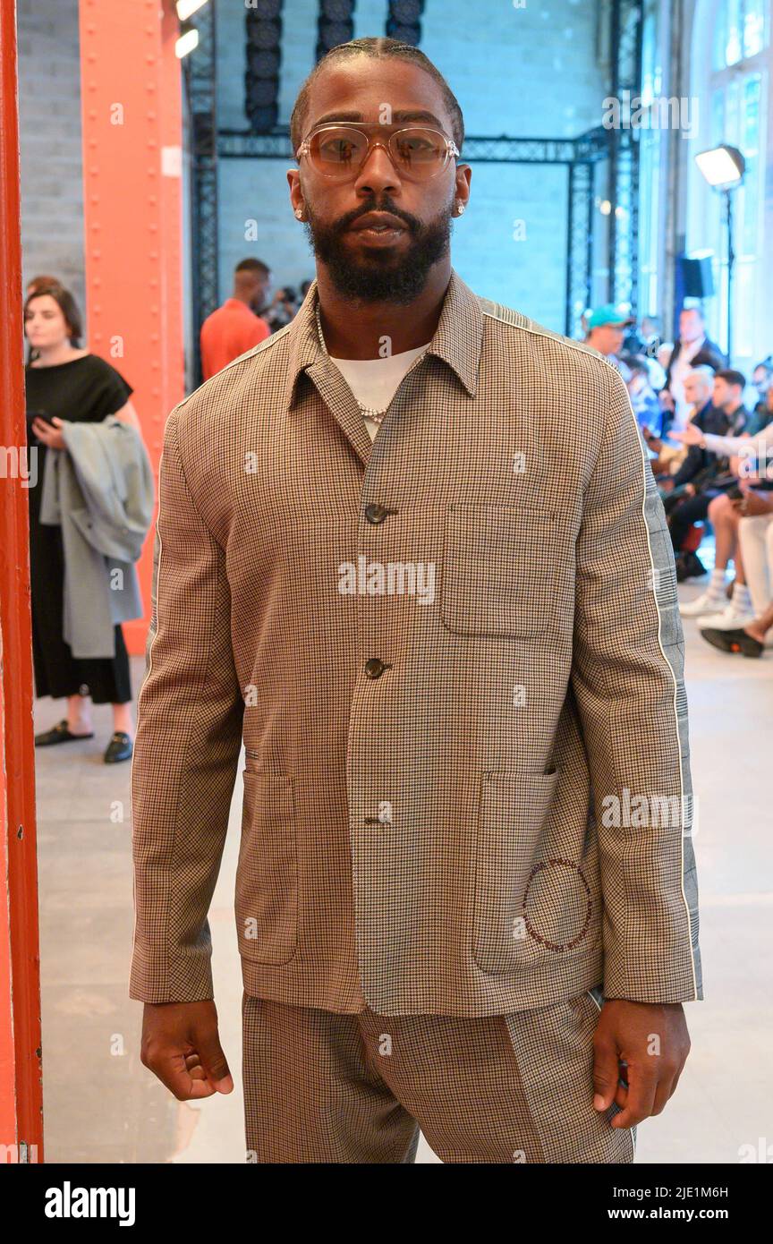 Tyrod Taylor attends the Paul Smith Menswear Spring Summer 2023 show as ...