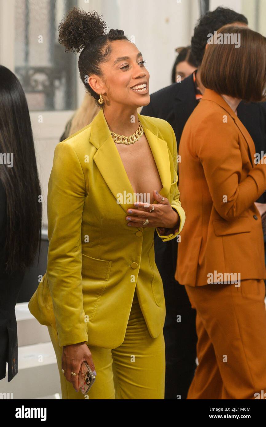 Dominique Tipper attends the Paul Smith Menswear Spring Summer 2023 ...