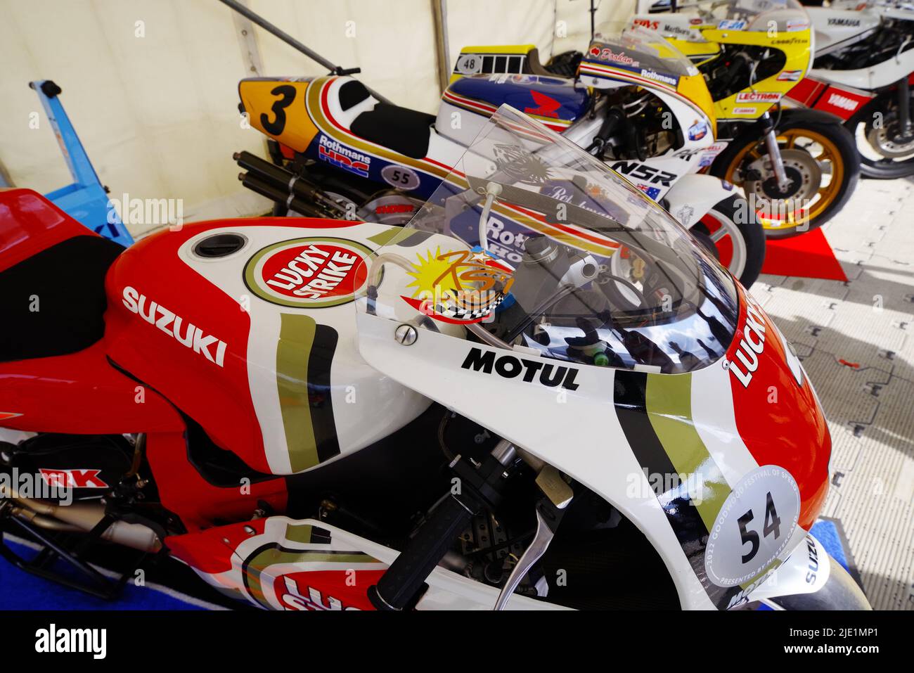 500 GP Legend Wayne Rainey was back on his Yamaha YZR at Goodwood ...