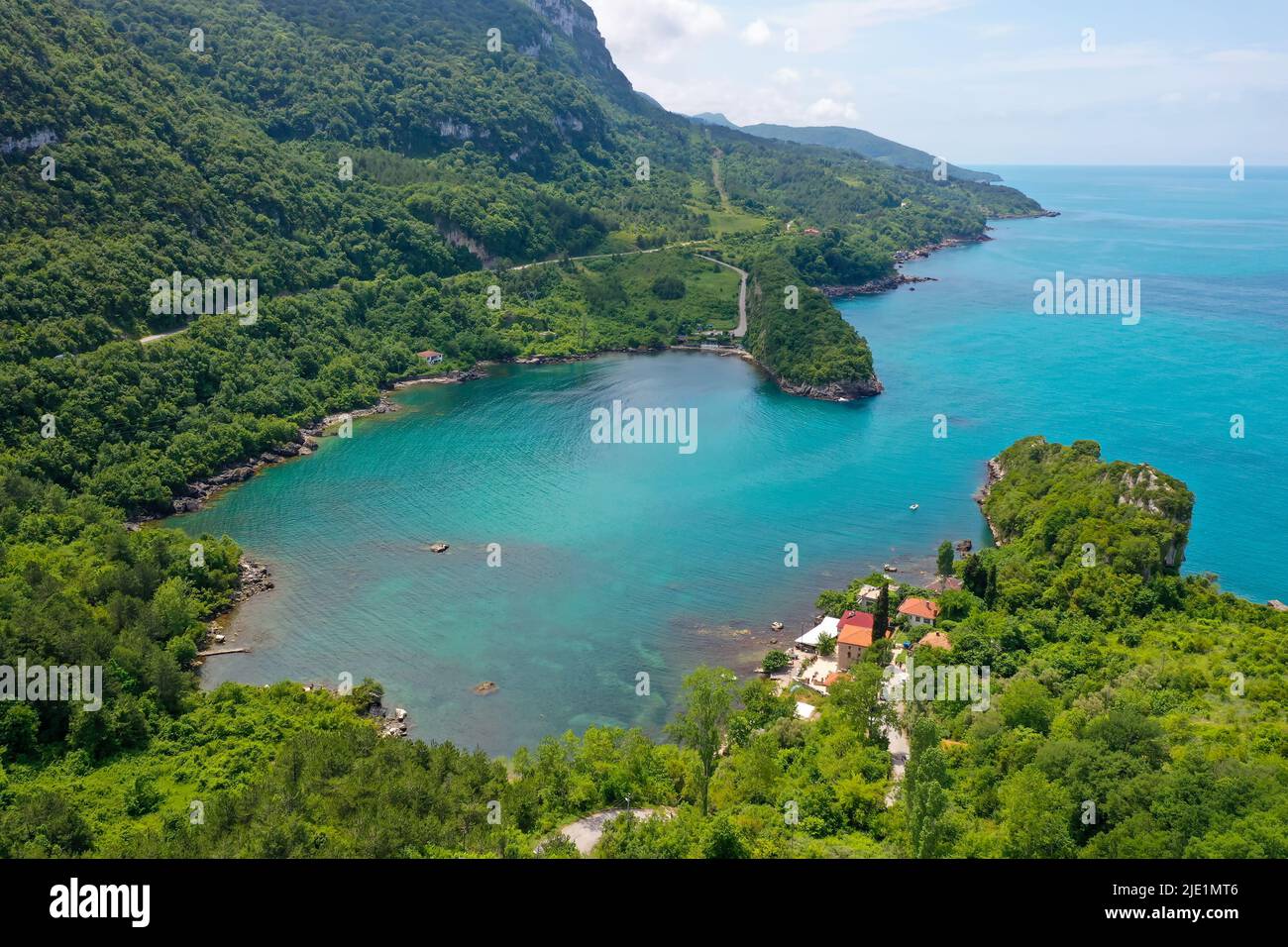 Beautiful landscape of Gideros Bay - Cide, Kastamonu, Turkey Stock ...