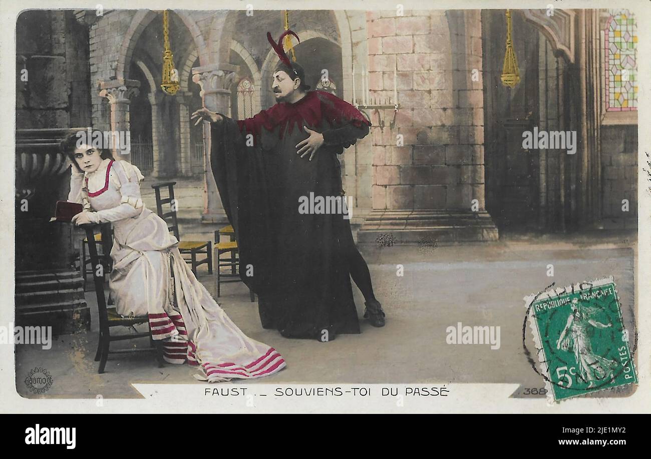 Faust (Alice Guy, Gaumont prob. 1905) 005 - French silent cinema era ...