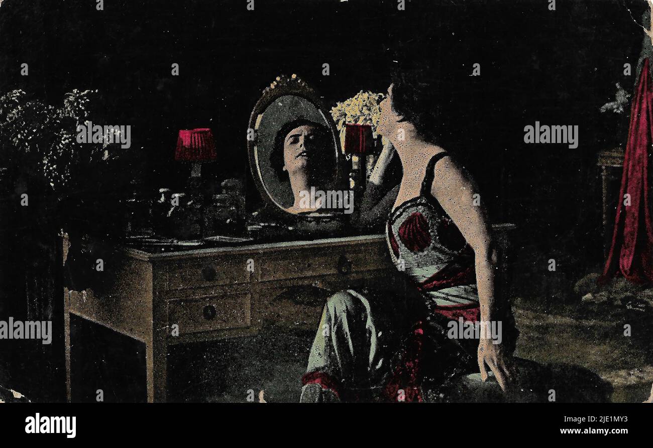 Frou-Frou (1918) - Italian silent movie Stock Photo - Alamy