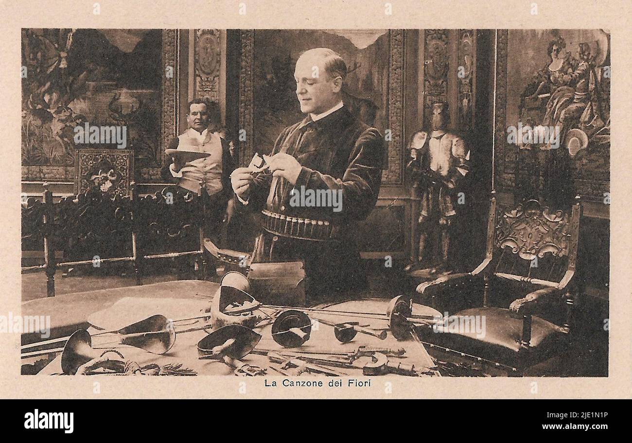 Giudice e padre (1917) 007 - Italian silent movie Stock Photo - Alamy