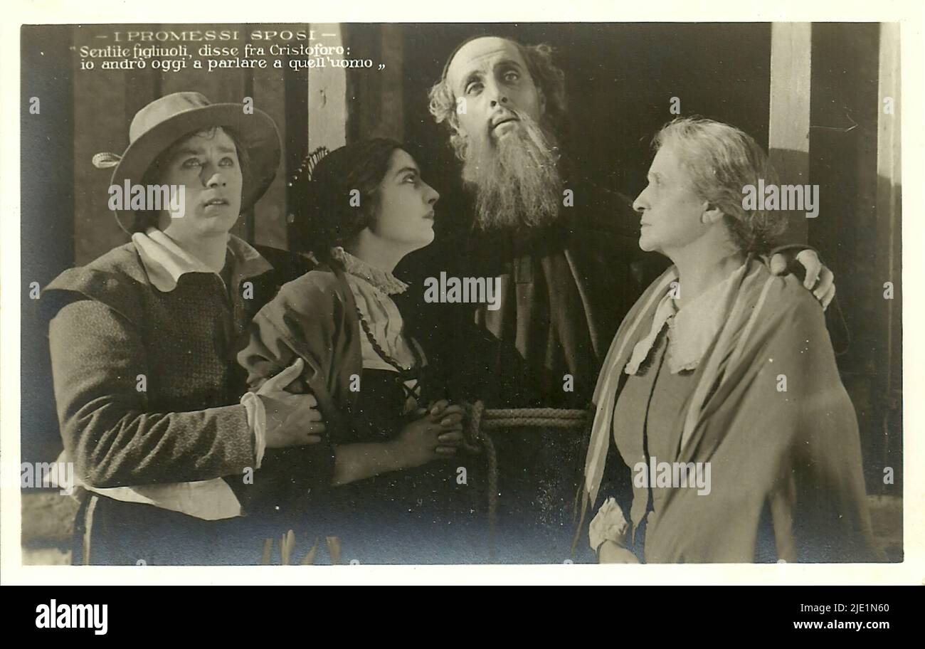 I promessi sposi (1922) 003 - Italian silent movie Stock Photo - Alamy