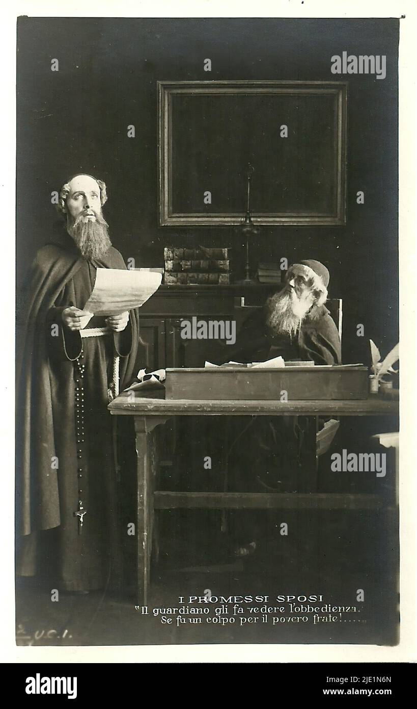 I promessi sposi (1922) 006 - Italian silent movie Stock Photo - Alamy