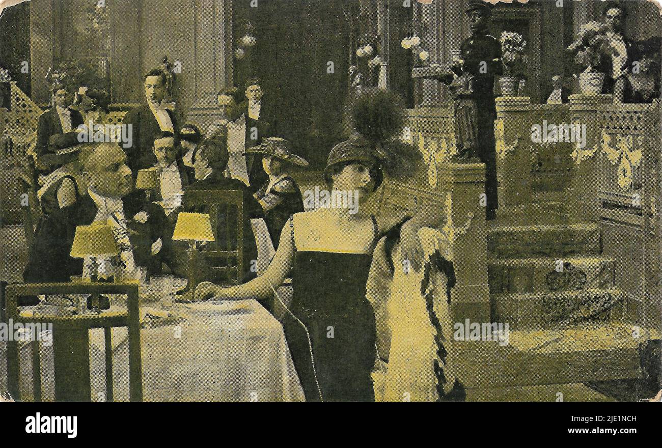 Il processo Clémenceau (1917) 009 - Italian silent movie Stock Photo ...