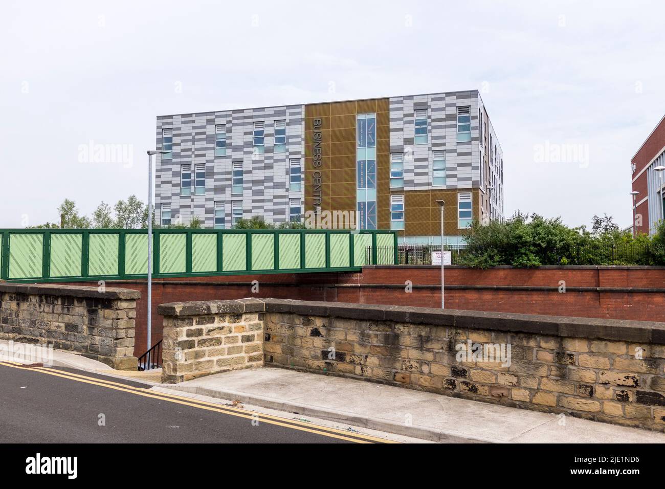 The new footbridge linking the new Business Park to the Railway Station ...