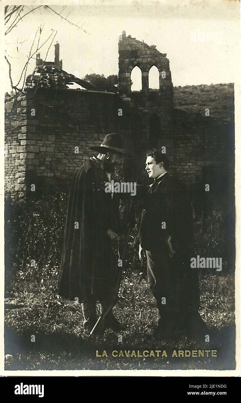 La cavalcata ardente - Italian silent movie Stock Photo - Alamy