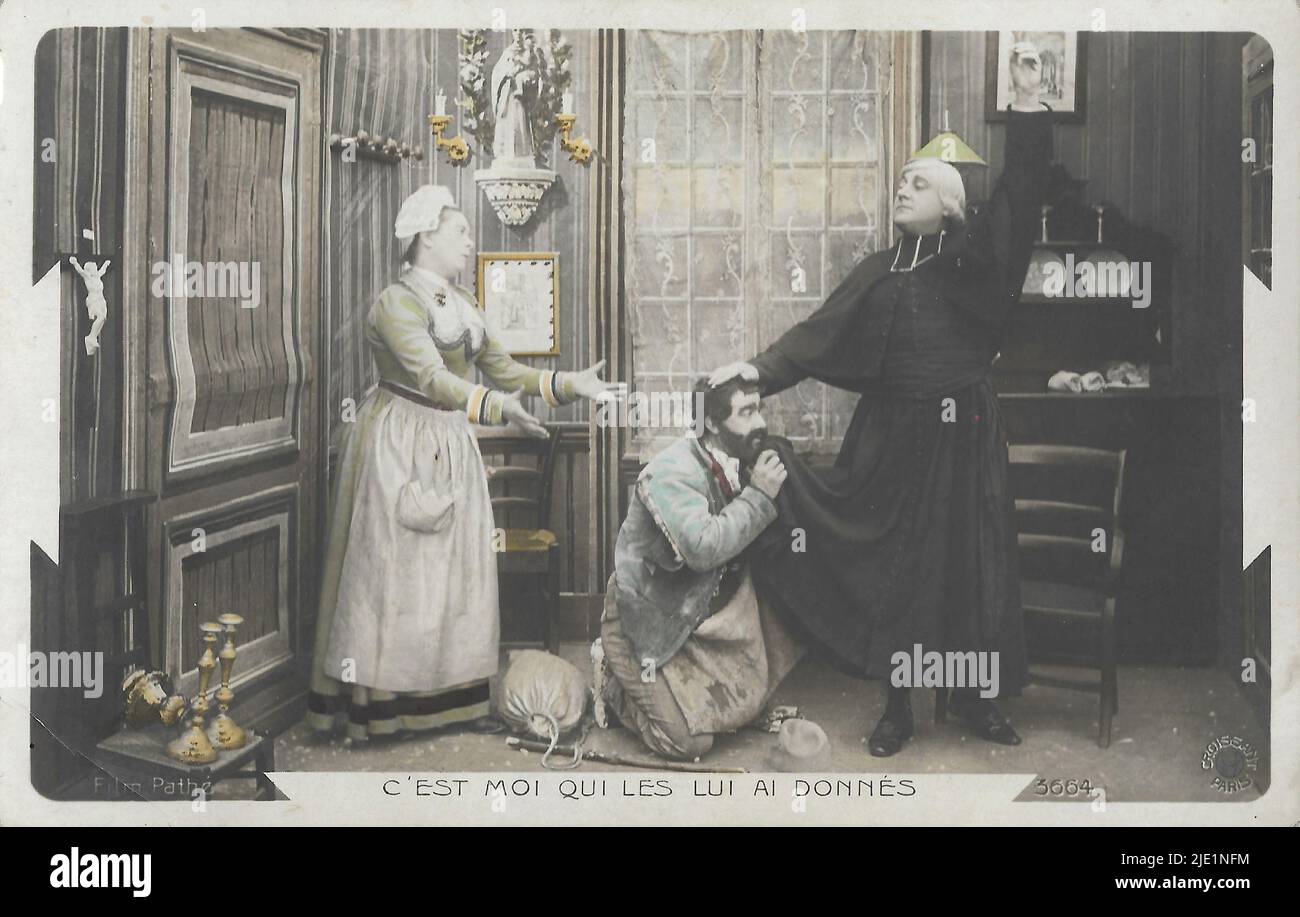 Le chemineau - French silent movie era Stock Photo - Alamy
