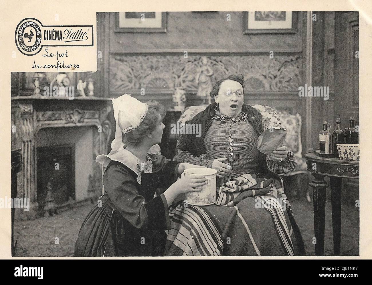 Madeleine Guitty in Le Pot de confitures (1911) - French silent movie ...